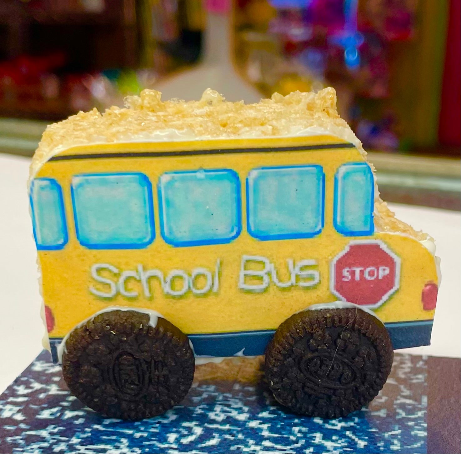 Buy School Bus Rice Krispie Treats | Sweeties Candy Cottage